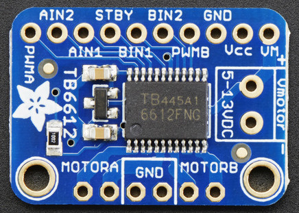 Stepper 2 | SM15DD Bipolar stepper motor and Adafruit TB6612 driver ...